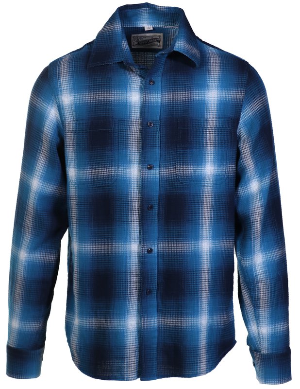Schott NYC-Shirt-SH2103 Lightweight Cotton Plaid Shirt - Black Riot HK