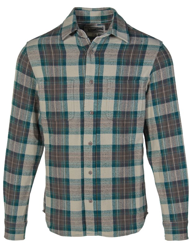 Schott NYC-Shirt-SH2135 Plaid Cotton Flannel Shirt - Black Riot HK