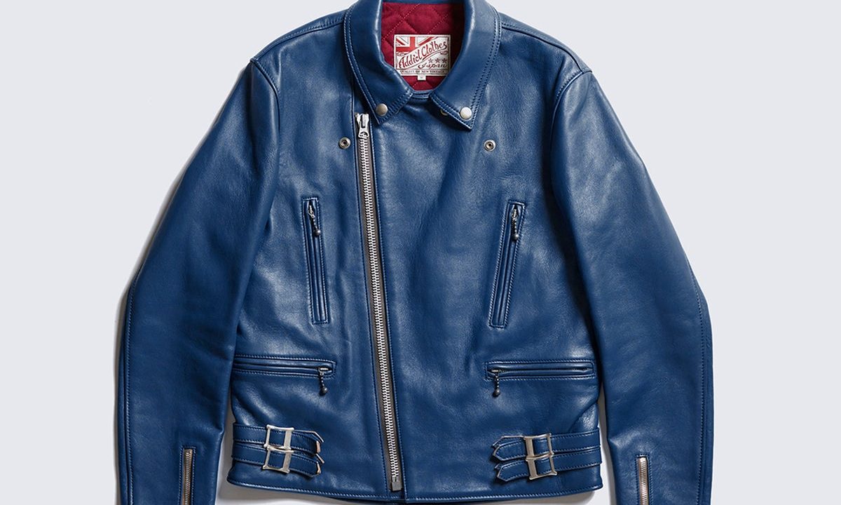 Addict Clothes-Leather-Ad-02 Double Riders Jacket (Sheep) - Black Riot HK