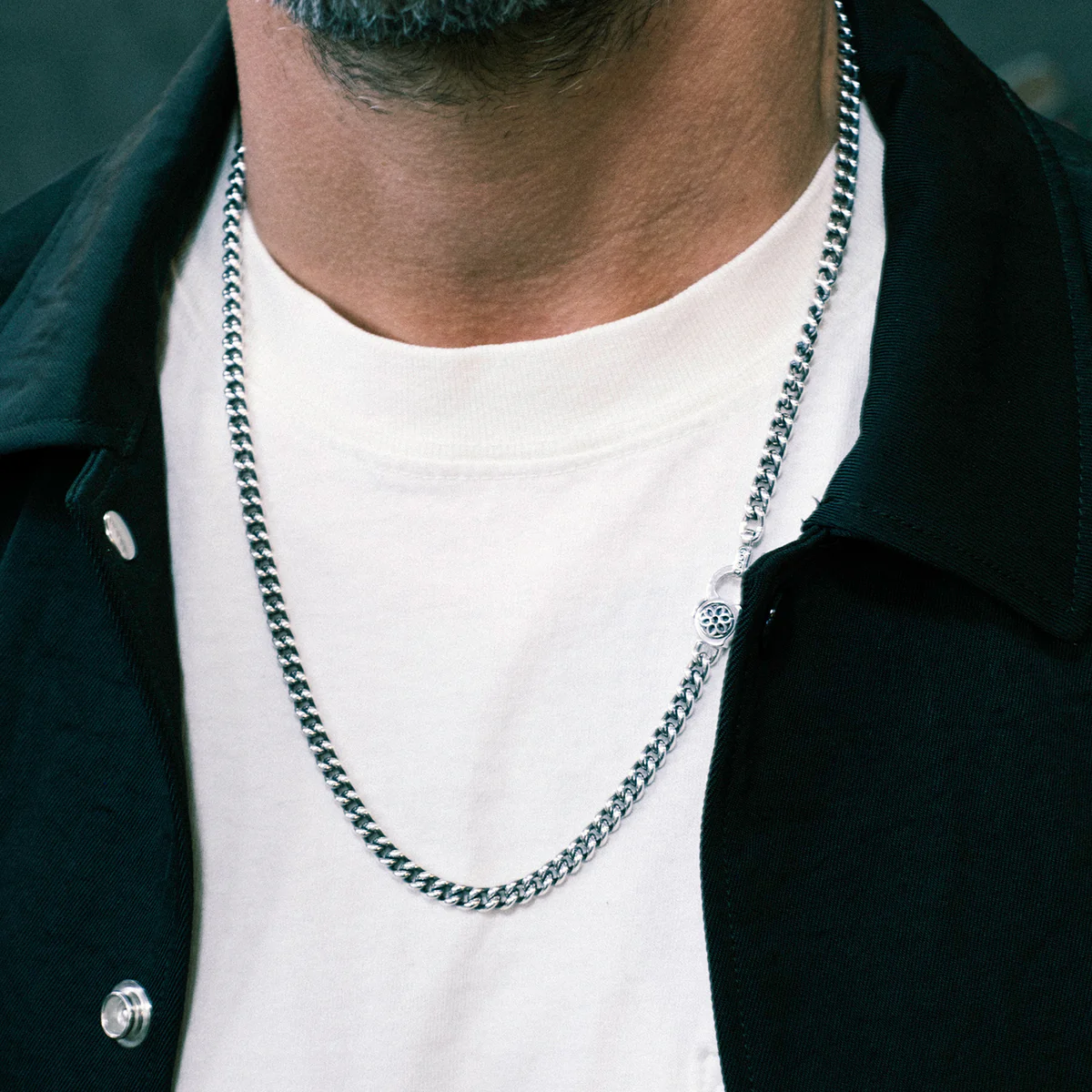 GOOD ART HLYWD-Necklace-Curb Chain-AA - Black Riot HK